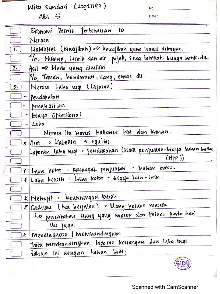 CATATAN PERKULIAHAN W10_ | PDF