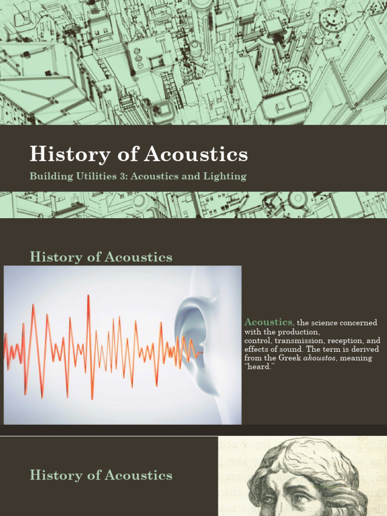 History of Acoustics | PDF | Acoustics