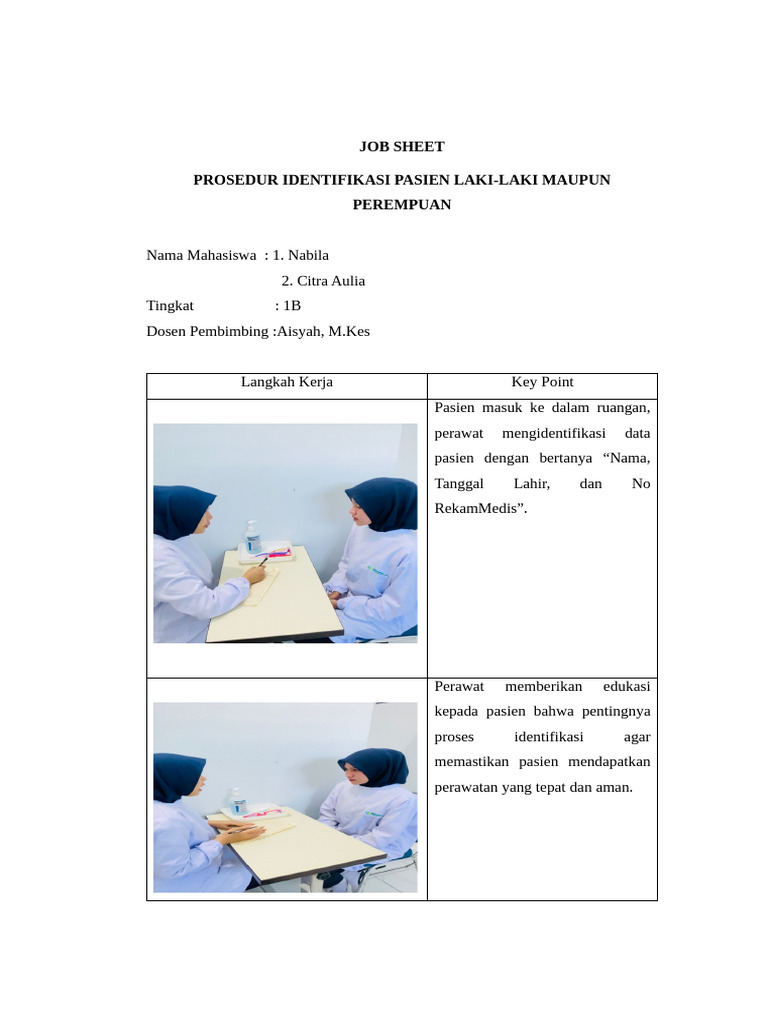 Job Sheet | PDF