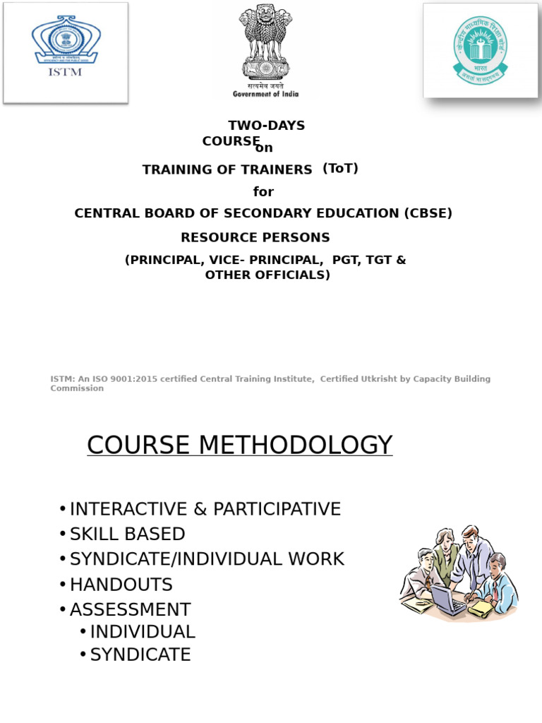 Cbse Tot Final PPT 22 Oct 2024 v.6 | PDF | Learning | Learning Styles