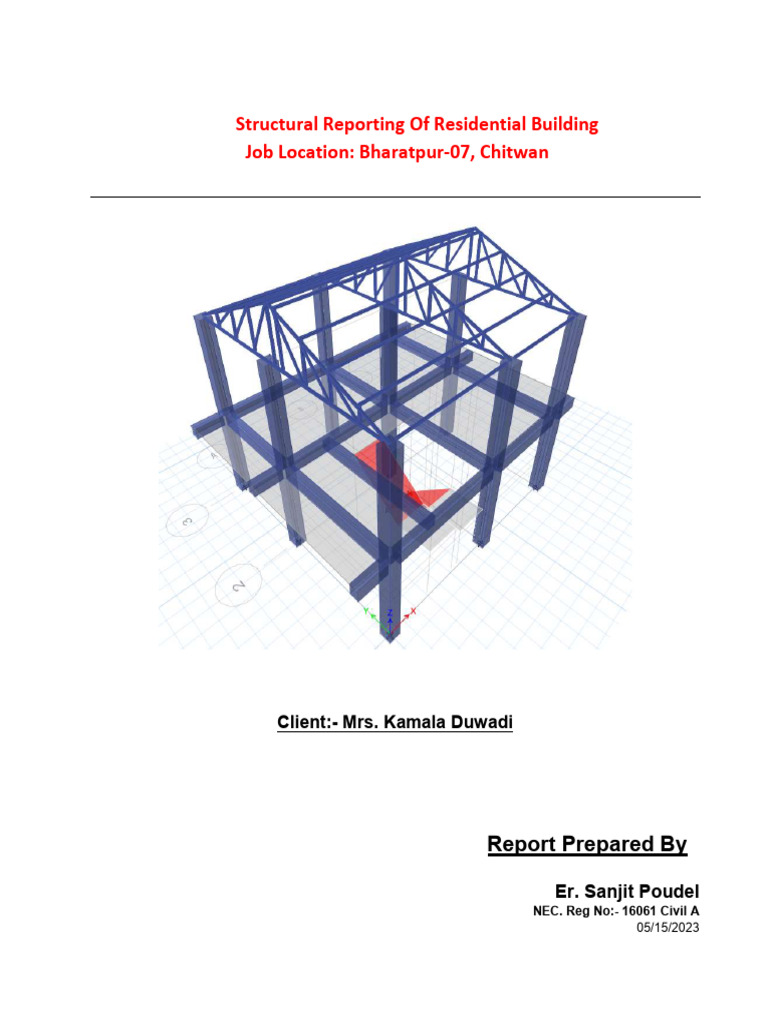 Complete Report Kamala Dawadi | PDF | Structural Load | Earthquake Engineering