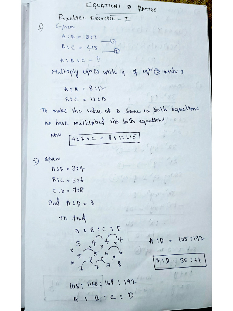 Equations & Ratios Practice Exercise 1 - 53606276 - 2025 - 03!15!18 ...