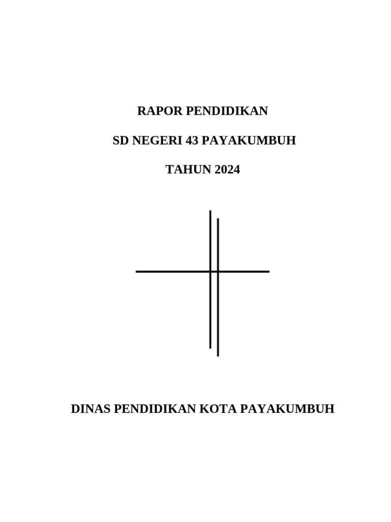 Cover Rapor Pendididikan | PDF