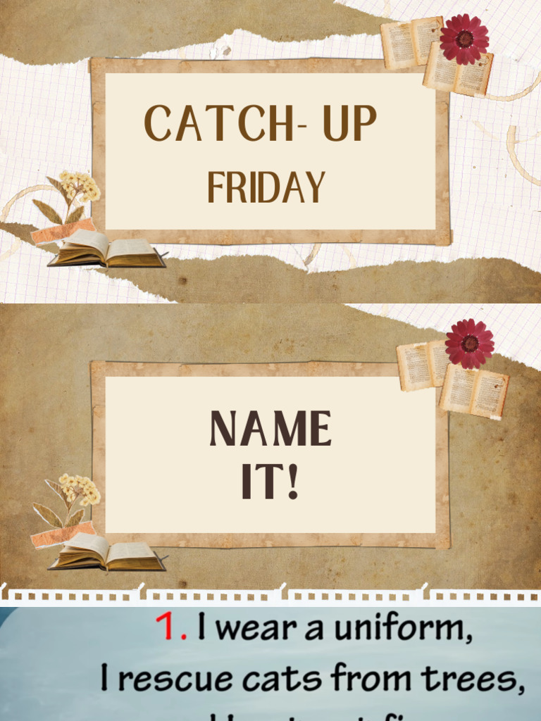 Catch-Up Friday 2 | PDF