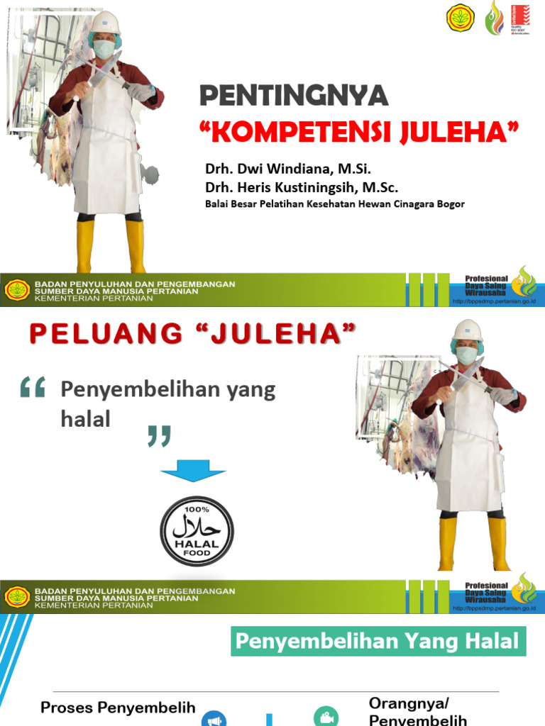 Materi PENTINGNYA KOMPETENSI JULEHA Drh. Heris BBPKH Cinagara | PDF