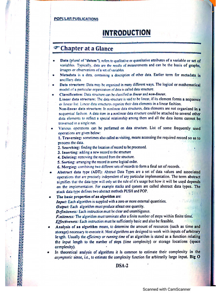 Data Structure Organizer by Gcetts | PDF