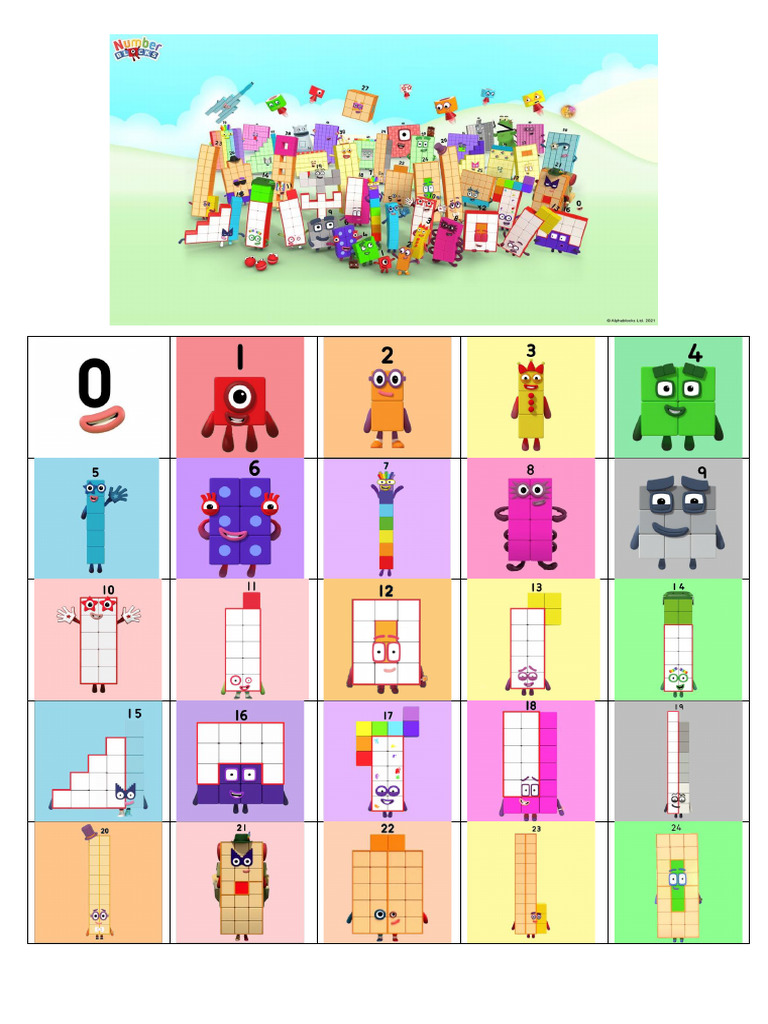 Numberblocks | PDF