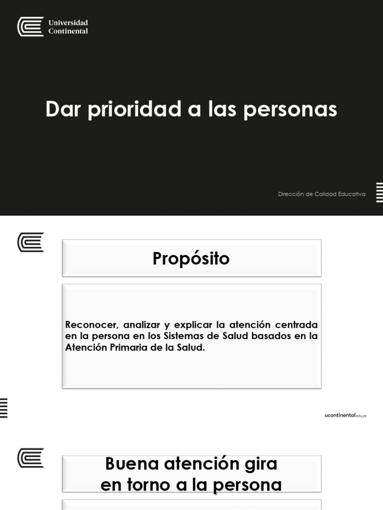 APS - Dar Prioridad A Las Personas | PDF | Organización Mundial de la ...