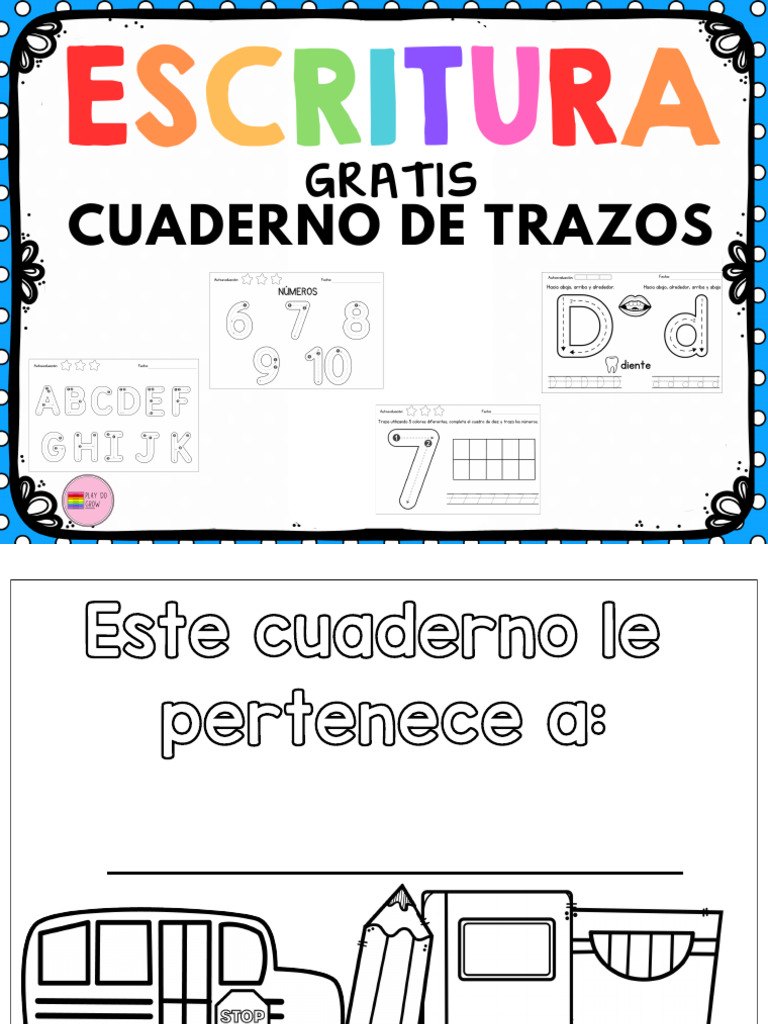 Cuaderno de Trazos: Gratis | PDF