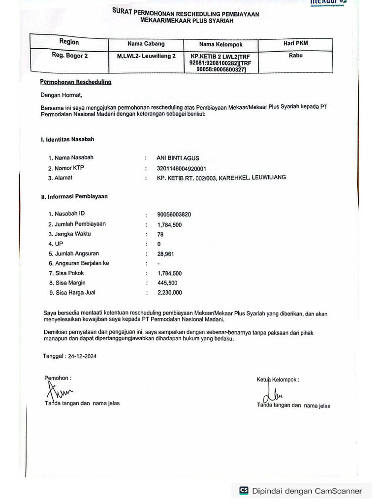 SPPR KP Ketib 2-Ani | PDF