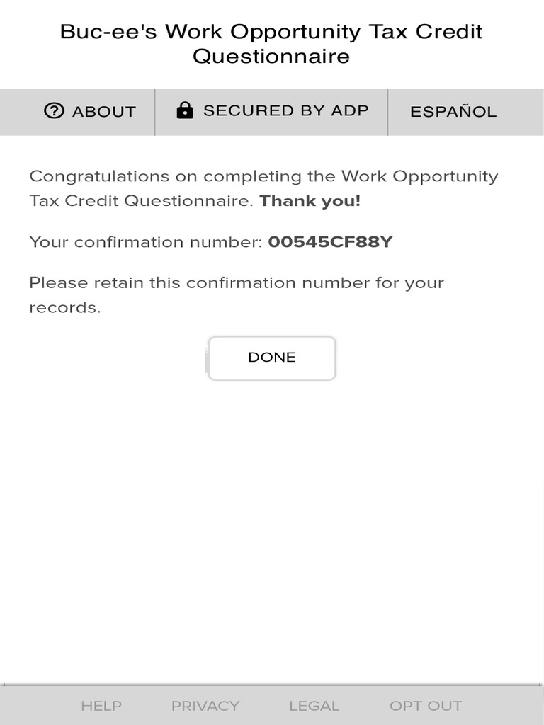 Tax Credit Screening | PDF