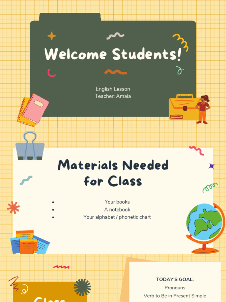 English Lesson Presentation | PDF