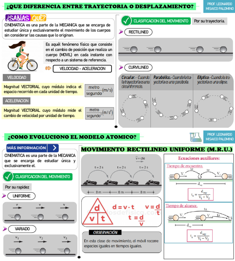 CINEMATICA_MRU | PDF