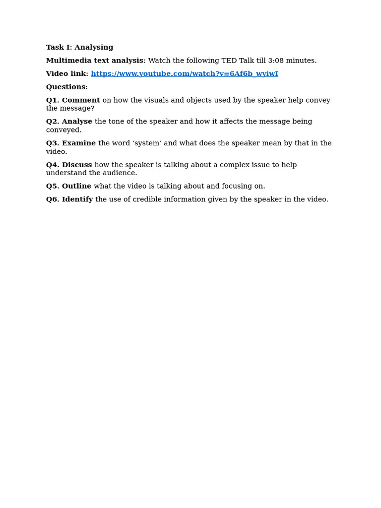 Multimedia Text Analysis | PDF