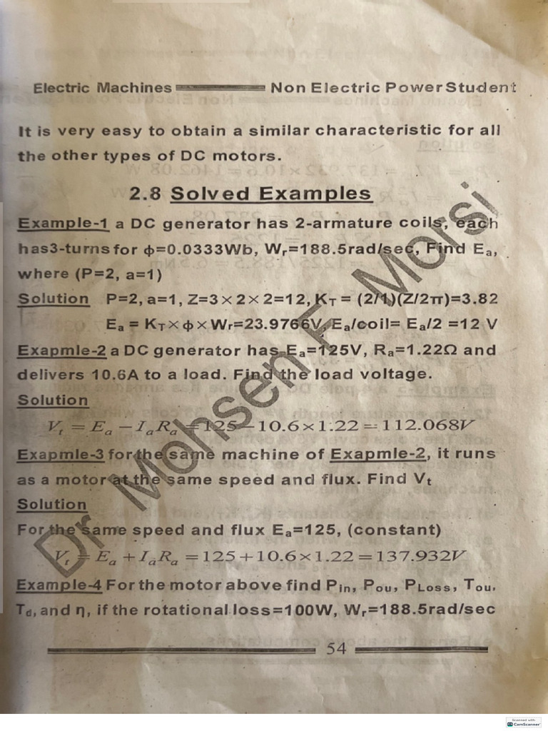 Ch.2 Solved Examples & Sheet | PDF