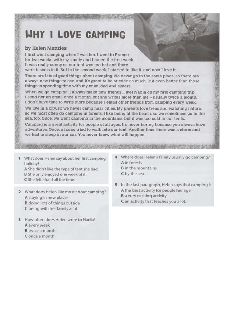 Reading Practice Pdf