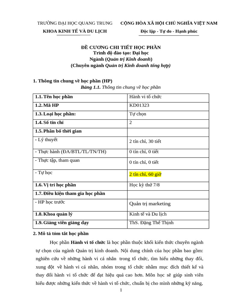 45.hành Vi T CH C | PDF