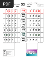 Kalender Islam Global Tahun 2028 M | PDF