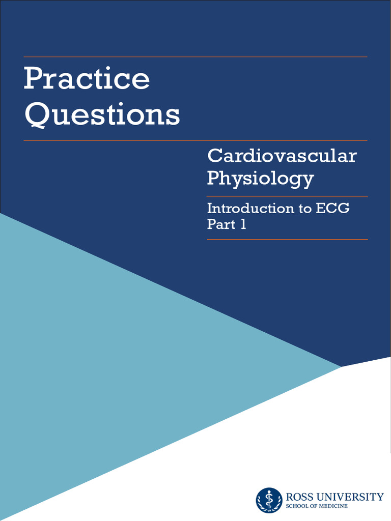 ECG Practice Questions and Answers | PDF | Electrocardiography ...