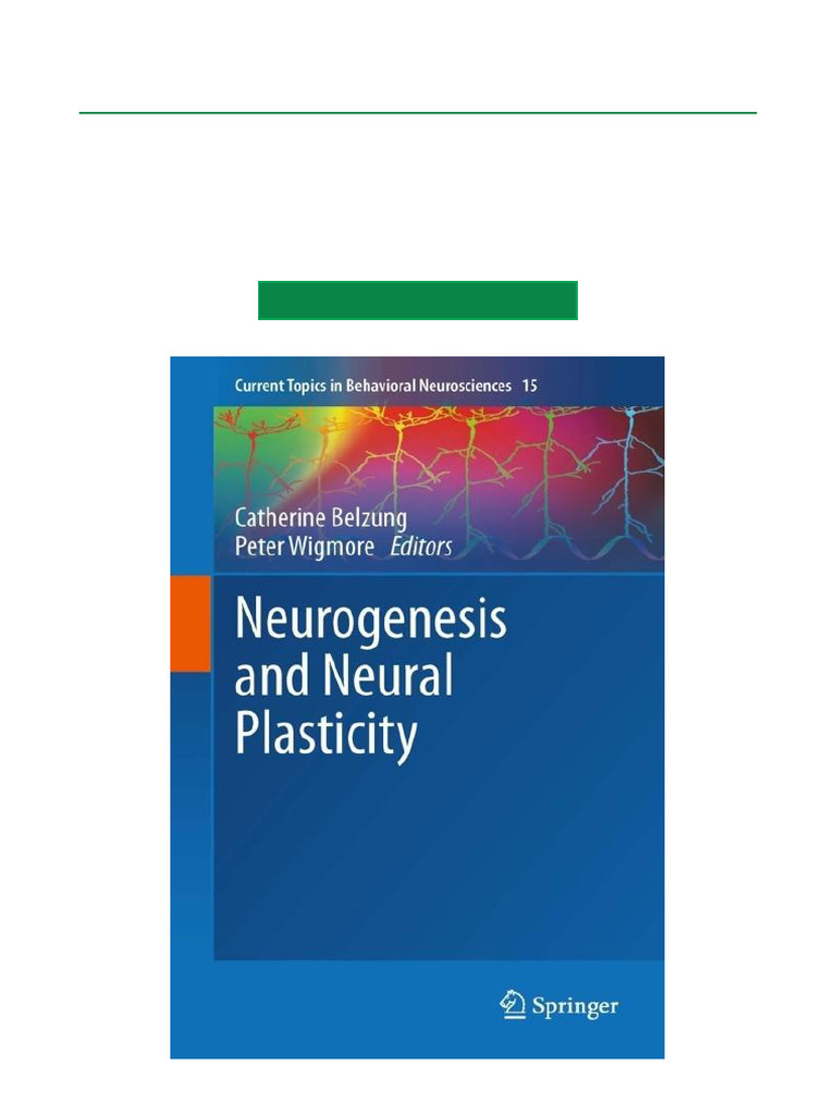 Neurogenesis and Neural Plasticity One-Click Download | PDF | Neurogenesis | Neuroplasticity
