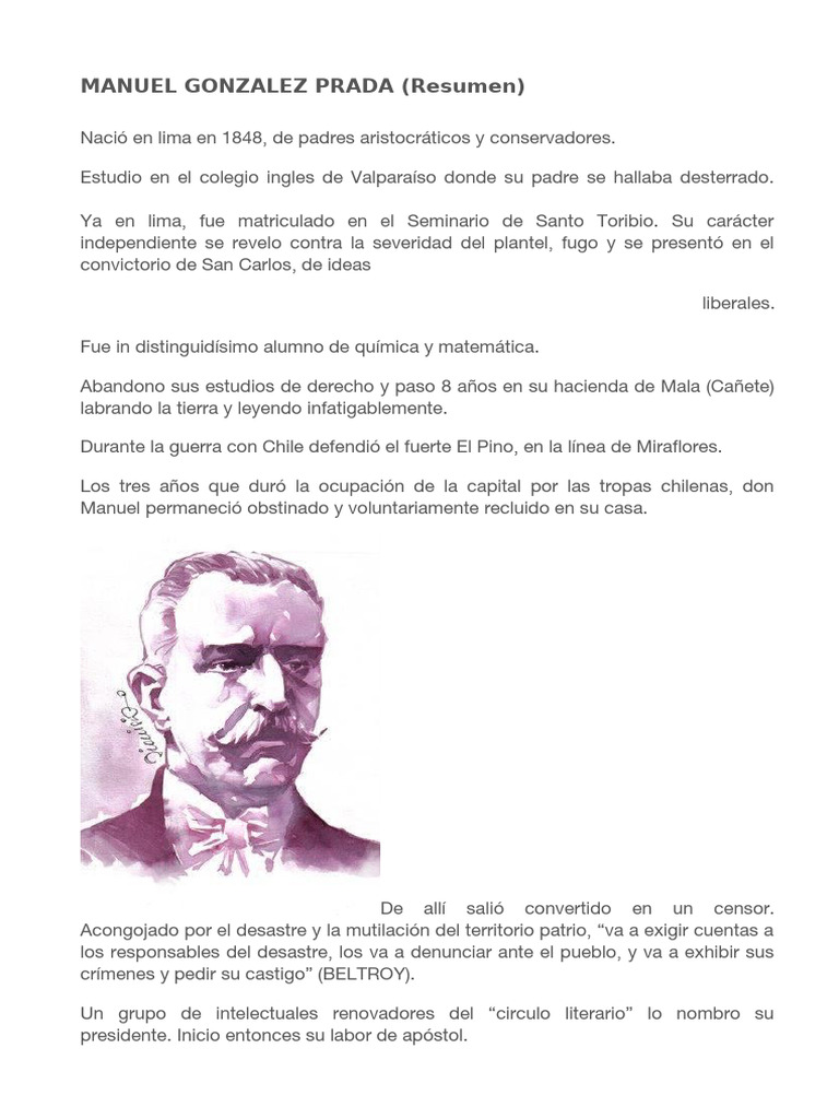 Mat. 7. - Manuel Gonzalez Prada | PDF