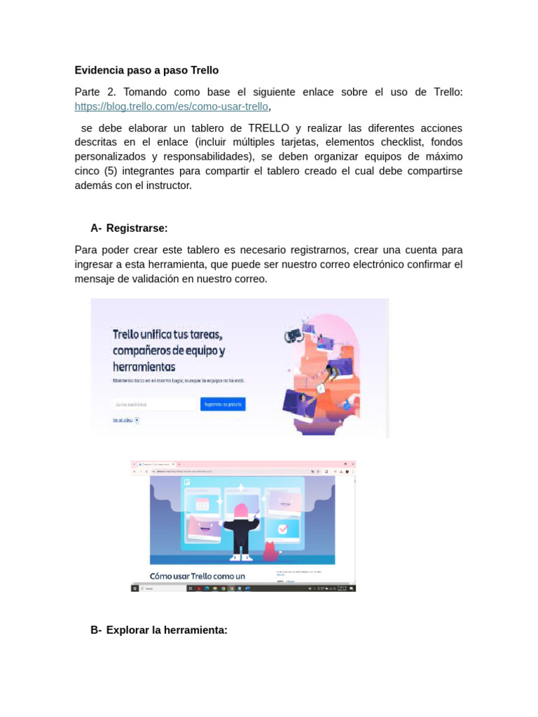 Taller de TRELLO | PDF | Informática
