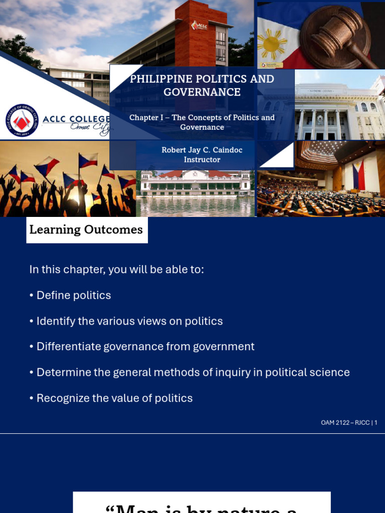 PPG Chapter 1 The Concepts of Politics and Governance | PDF | President ...