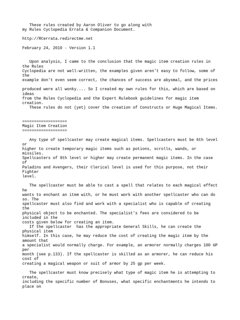 RC-insert-p250-MagicItemCreation | PDF