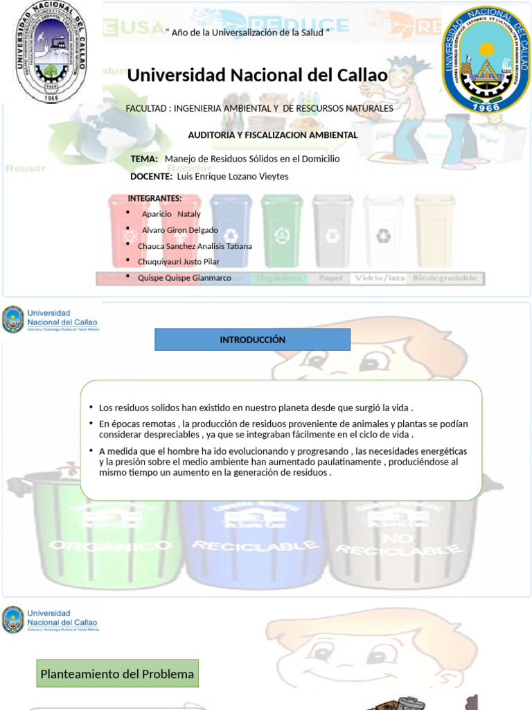 Exp. Residuos Solidos de SIG - FINAL | PDF | Residuos | Vertedero