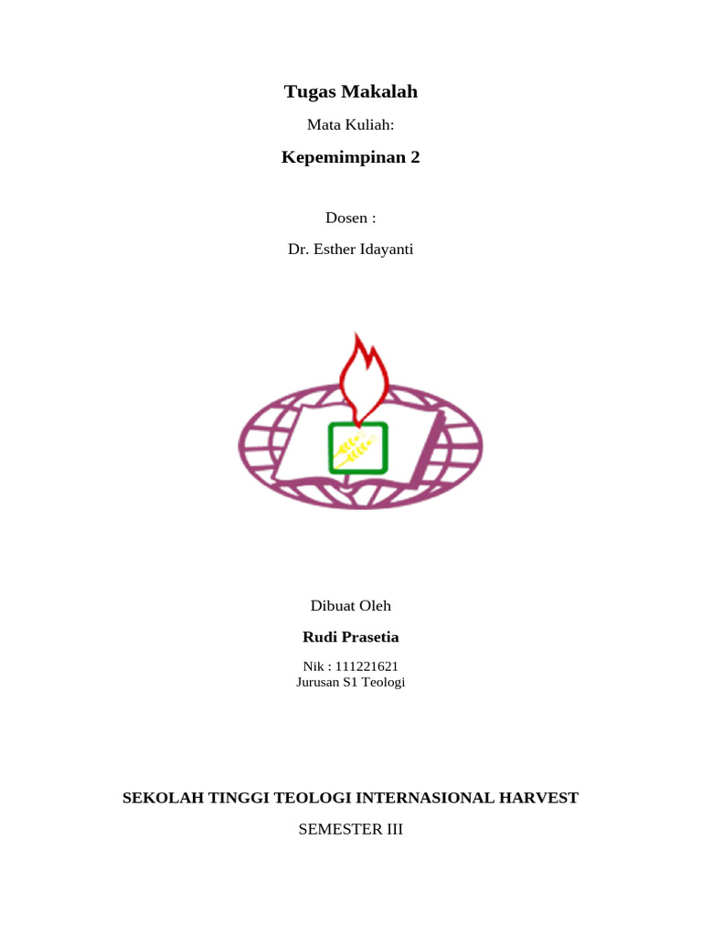 Pemimpin Dalam Alkitab | PDF