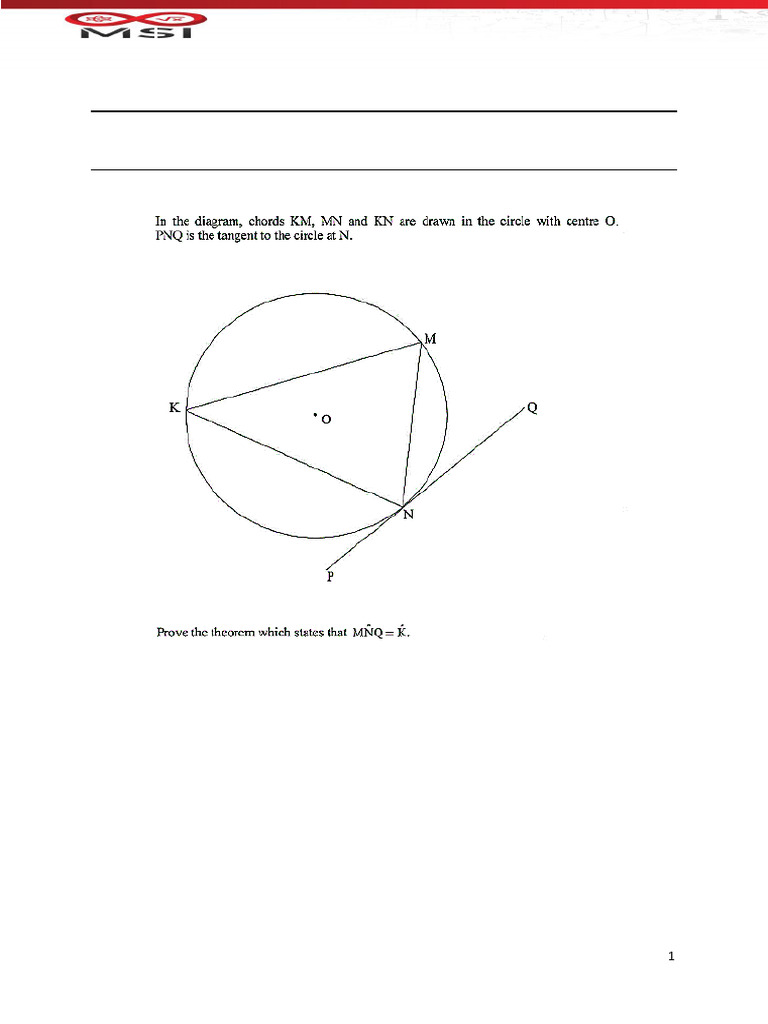 Grade 12 Euclidean Geometry | PDF