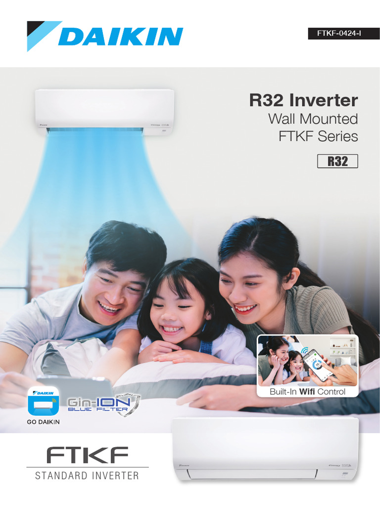 Daikin - Wall Mounted FTKF R32 | PDF | Heat Exchanger | Microbiology