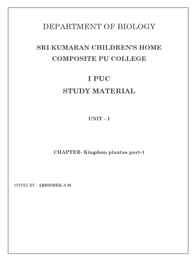 Kingdomplantaepart1 16260 | PDF | Moss | Algae