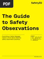 Planned Task Observation | PDF | Safety | Occupational Safety And Health
