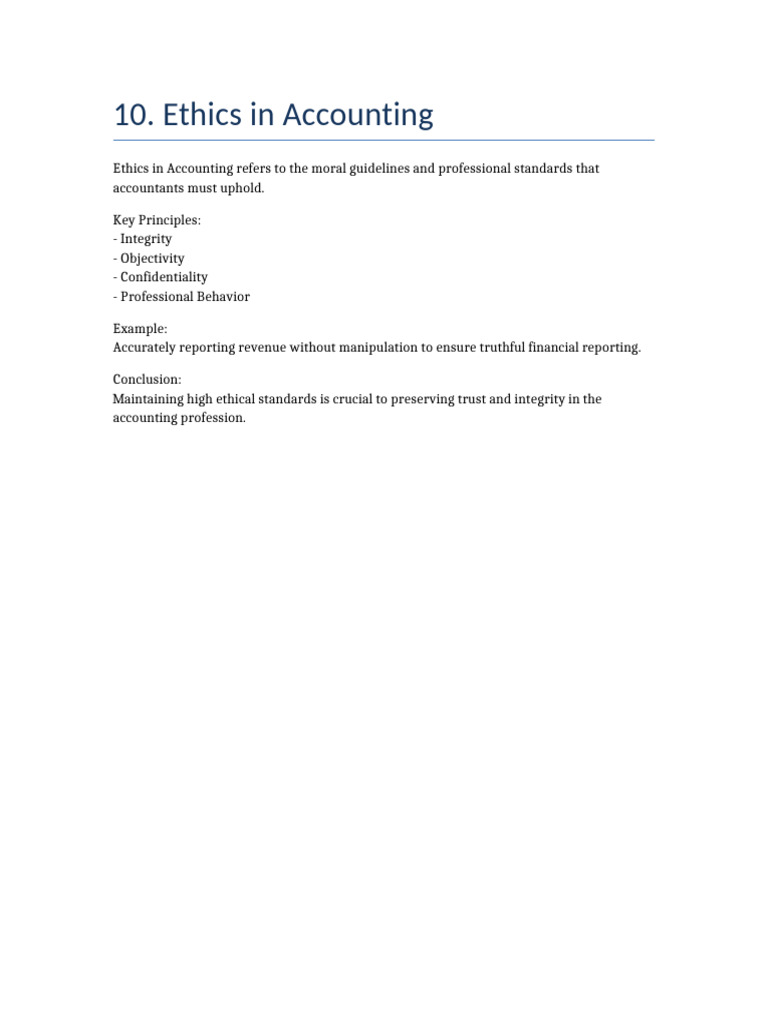 Accounting Document 10 | PDF