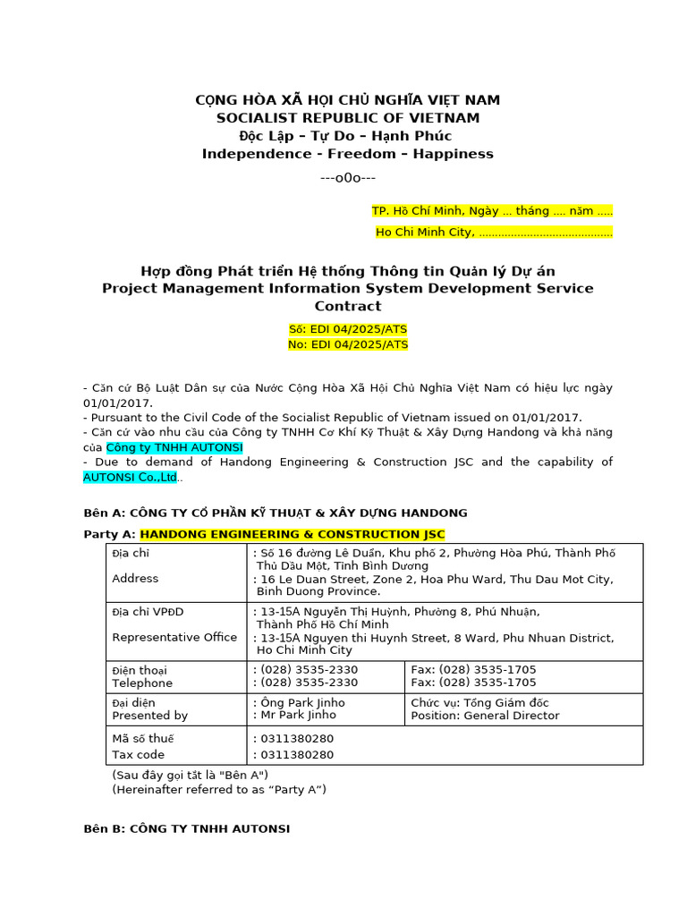 20250419_PMIS Contract | PDF