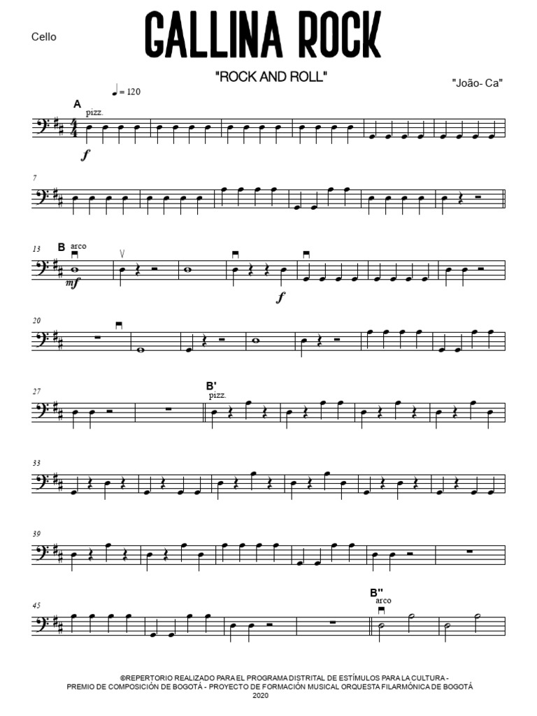 Gallina Rock Cello | PDF