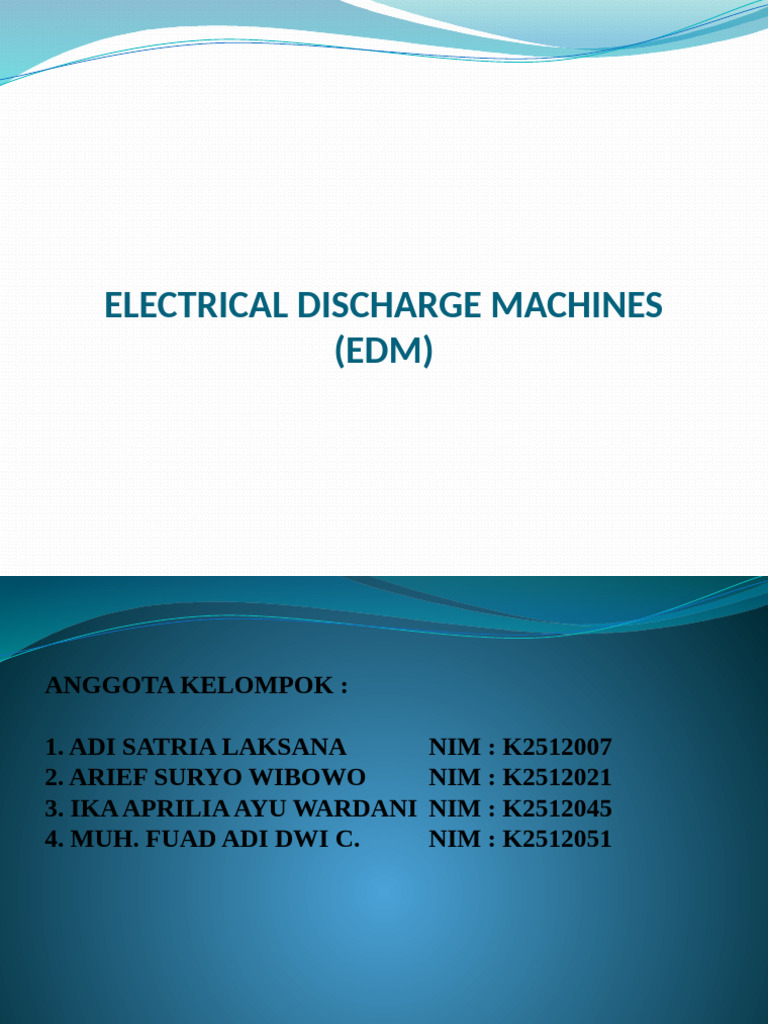 Mesin Discharge Listrik dan Fungsinya | PDF