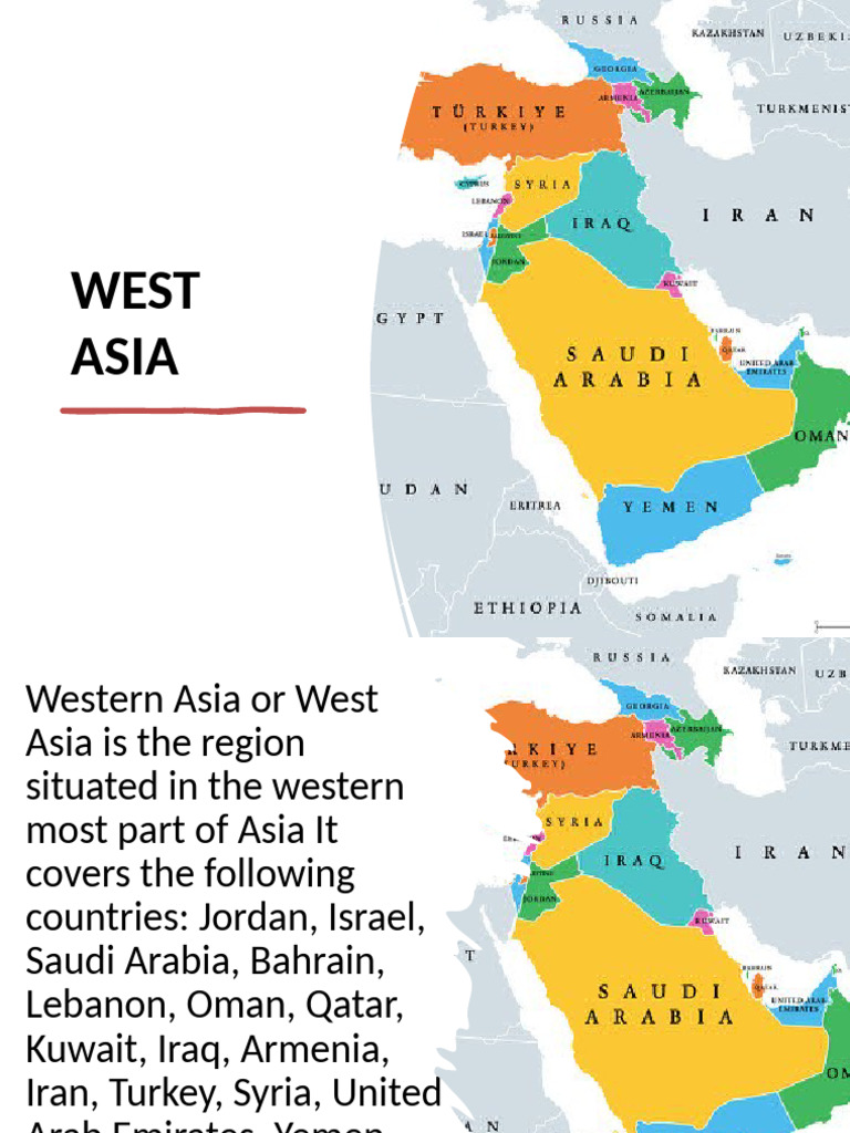 Overview of West Asian Countries | PDF | Oman | Jordan