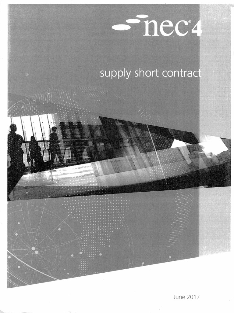 SSC - NEC4 Supply Short Contract | PDF