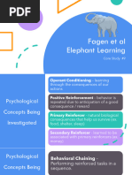 Fagen's Study on Elephant Training Methods | PDF | Reinforcement | Learning