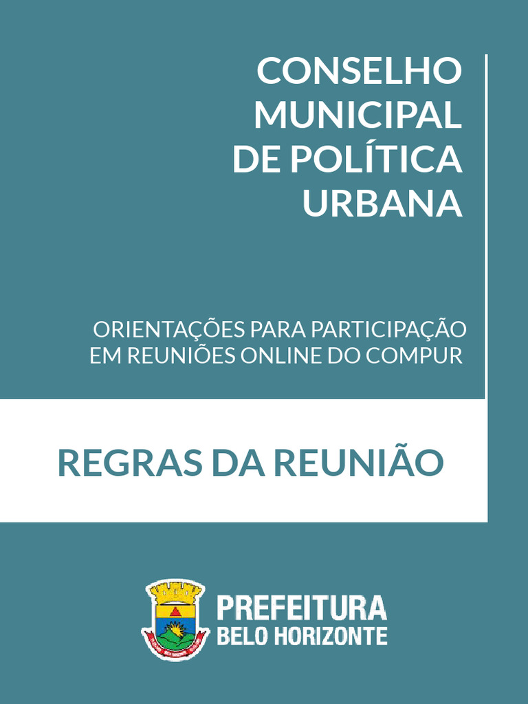 Compur Online 06 Regras Da Reuniao | PDF