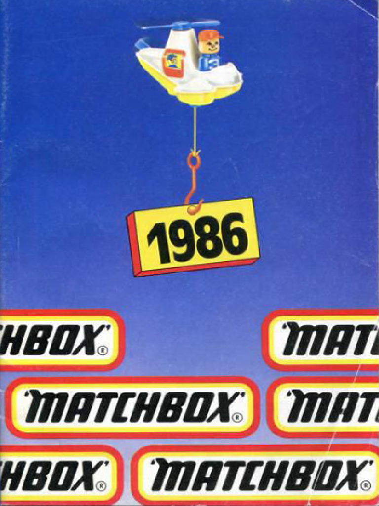 Matchbox 1986 Eeuu | PDF