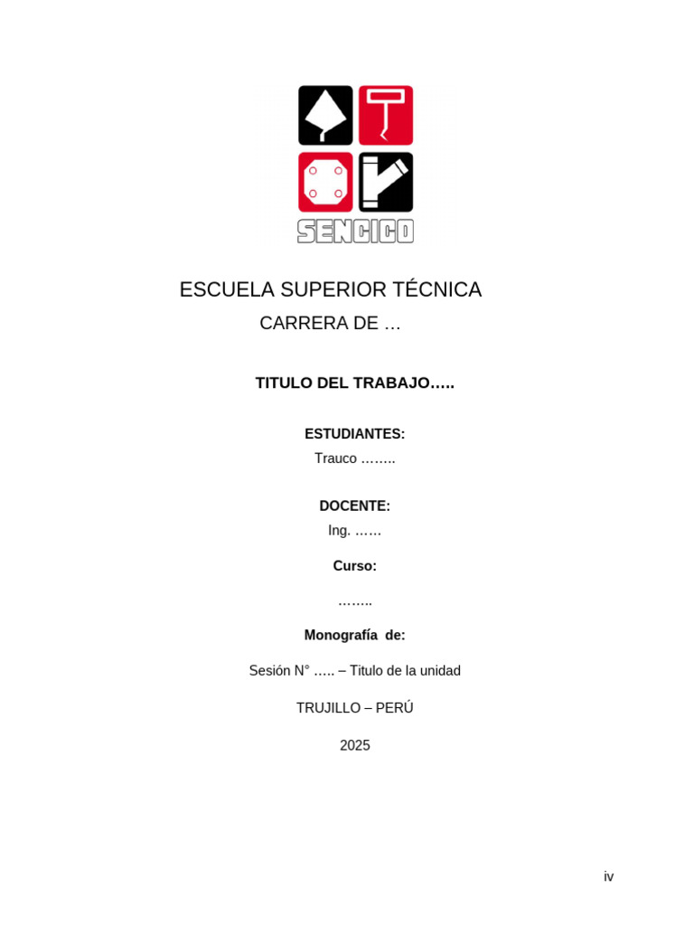 Esquema Monografía Sencico | PDF