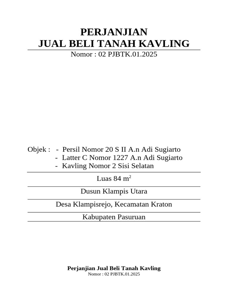 PJB Kav.2 | PDF