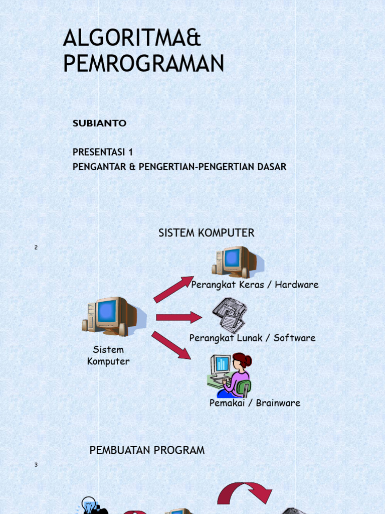 Algoritma Pemrograman | PDF