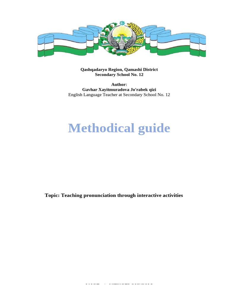Teaching Pronunciation with Interactive Activities | PDF | English As A ...