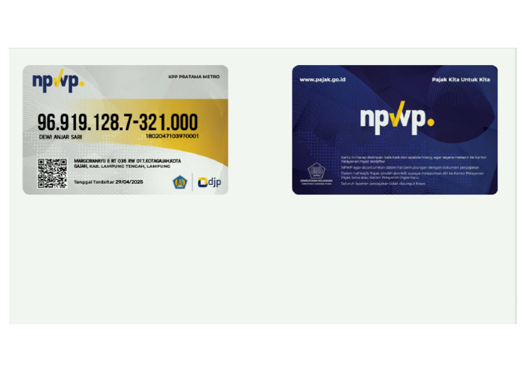 NPWP | PDF