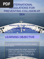 COLREGs Consolidated Rules Overview | PDF | Traffic | Radar