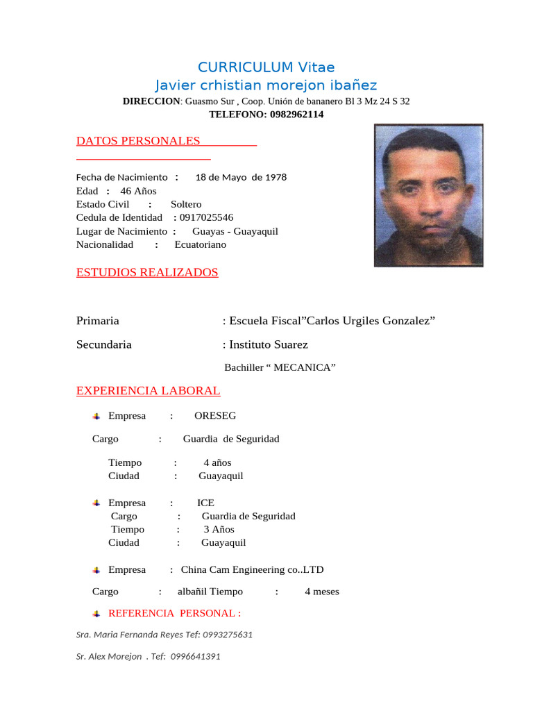 Javier Morejon ?? | PDF